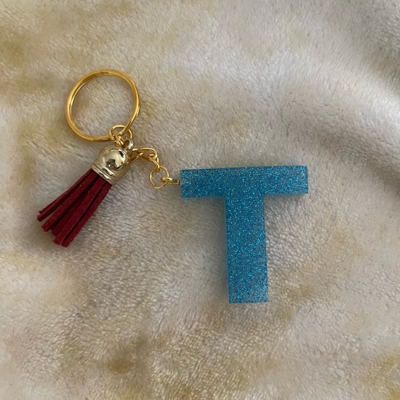 Hand Crafted | Accessories | Handmade Letter T Keychain | Poshmark